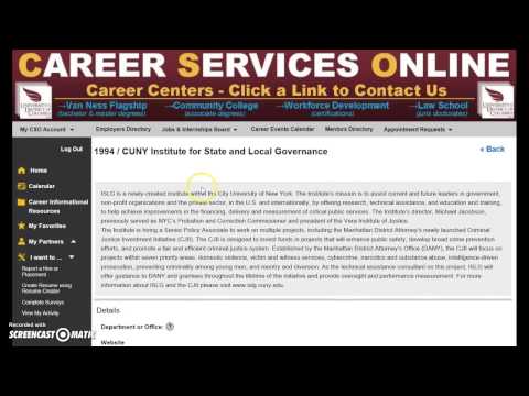 CSO Video: Basic Navigation and Features