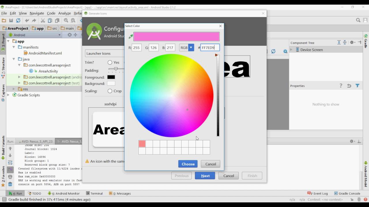 Android Create Launcher Icon