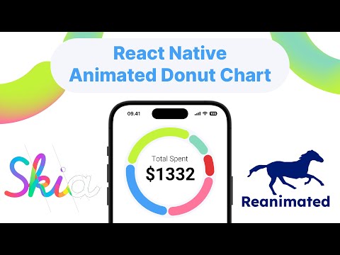 React Native Animated Donut Chart With Reanimated 3 and Skia