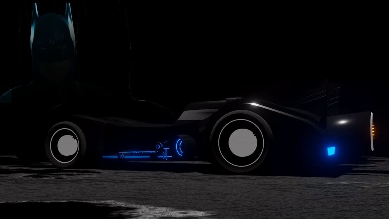 DC Batman 1989 Batmobile in 3D