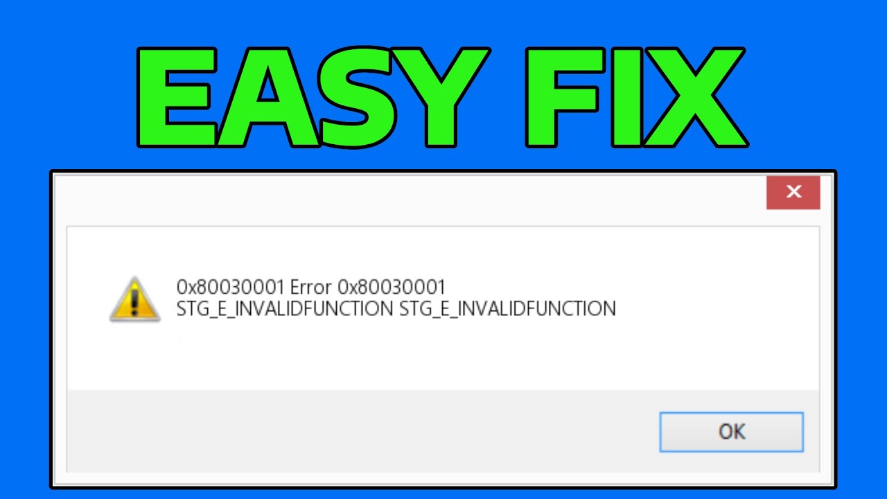 How To Fix Error 0x80030001 When Importing Media in Windows Explorer