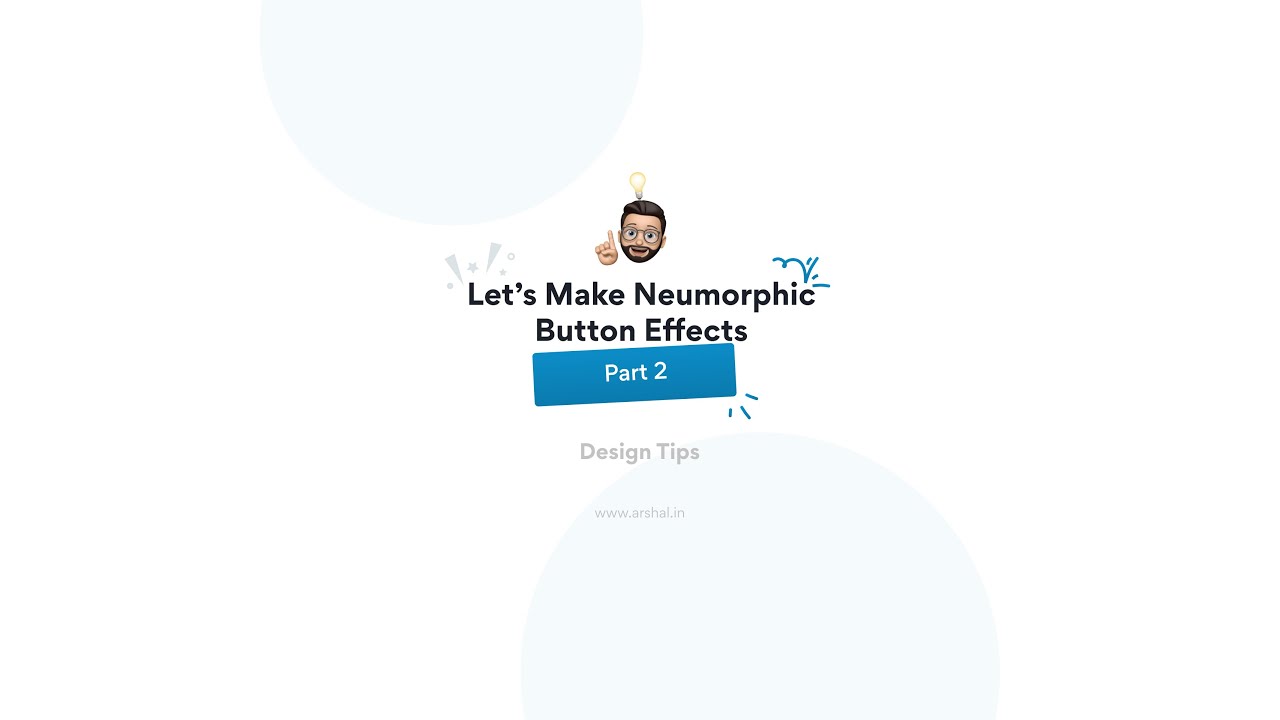 Let’s Make Neumorphic Button Effects #figma #malayalam #uidesign