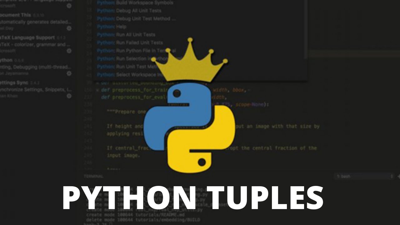 Tuples In Python - Tamil | Python Topic Wise Course