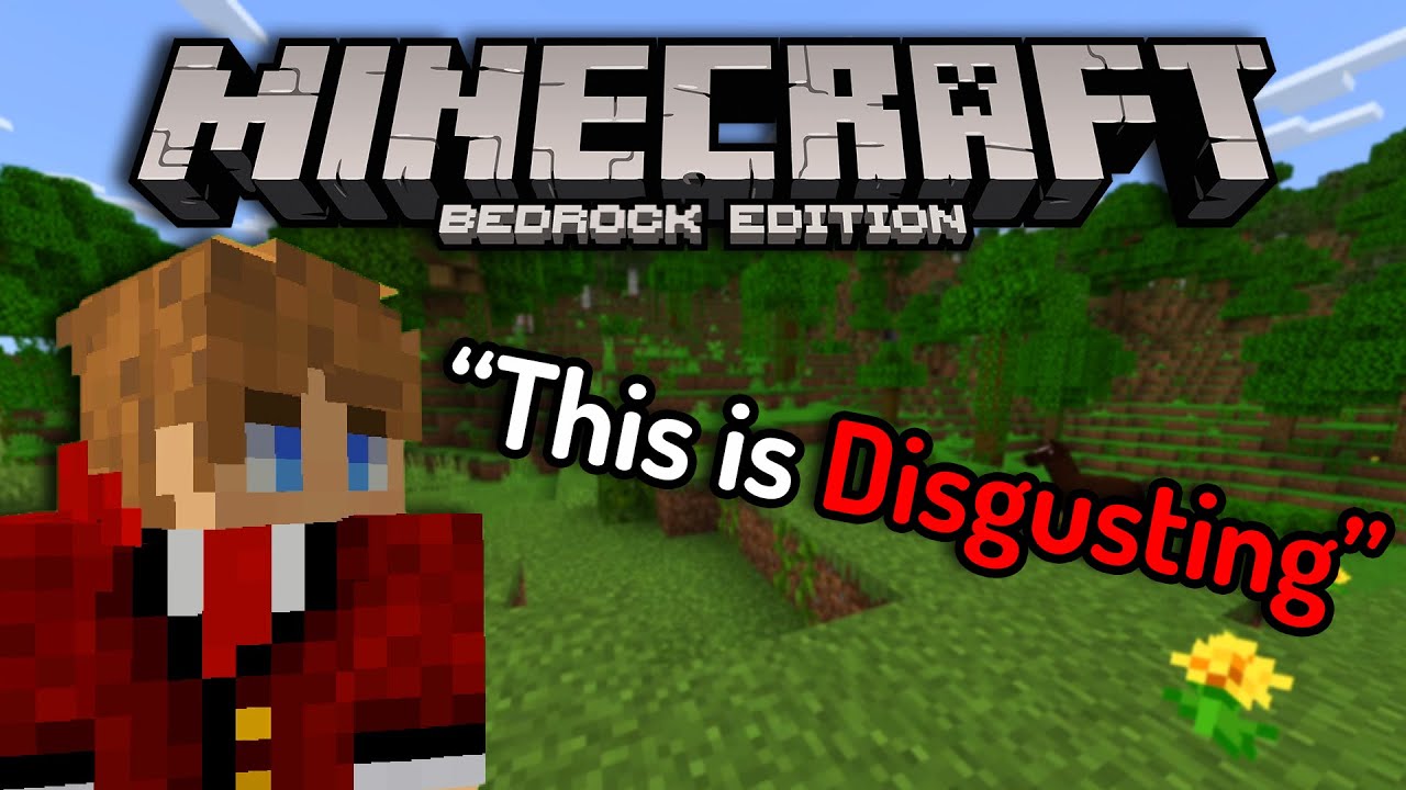 Java Expert Plays Bedrock Minecraft For The First Time