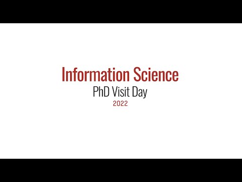 Cornell Information Science || Ph.D. Visit Day || 2022