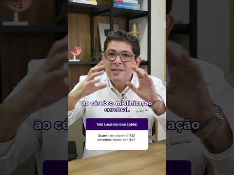 Quanto de vitamina B12 devemos tomar por dia?