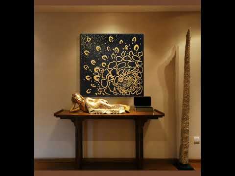 3D Hand Painting Abstract Style Oil Painting on Canvas for Wall Decor