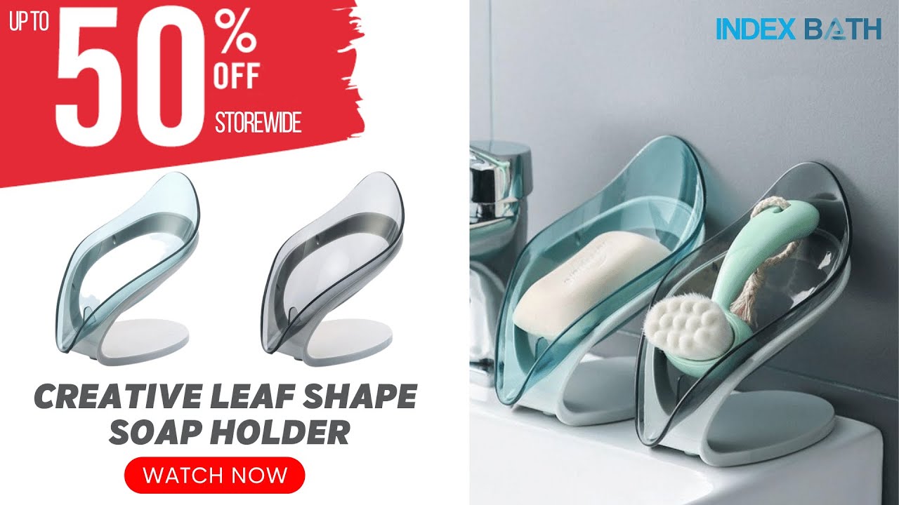 Love Your Soap Holder With This Creative Leaf Shape Soap Holder