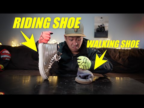 Motorcycle Shoe vs Walking Shoe | TCX Street 3
