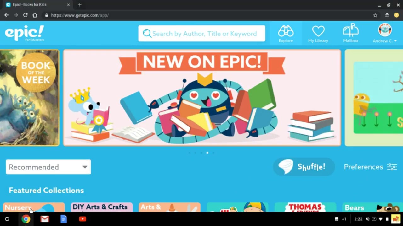 Creating assignments using Epic!