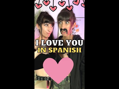 "I love you" in Spanish