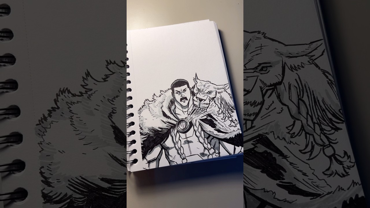 How to draw Thragg from #invincible  #thragg #omniman #art #artsketch #drawing #sketch #draw