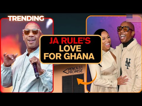 2025 Trends: American Rapper Ja Rule and Wife Aisha Atkin's Gift to West African Nation, Ghana!