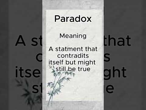 paradox/meaning/synonym #english #neurofeedback #englishlanguage #podcast #