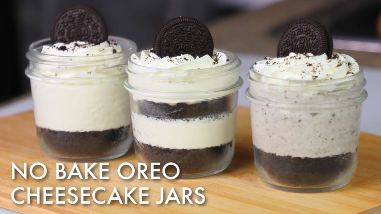 No Bake Oreo Cheesecake Jars Recipe