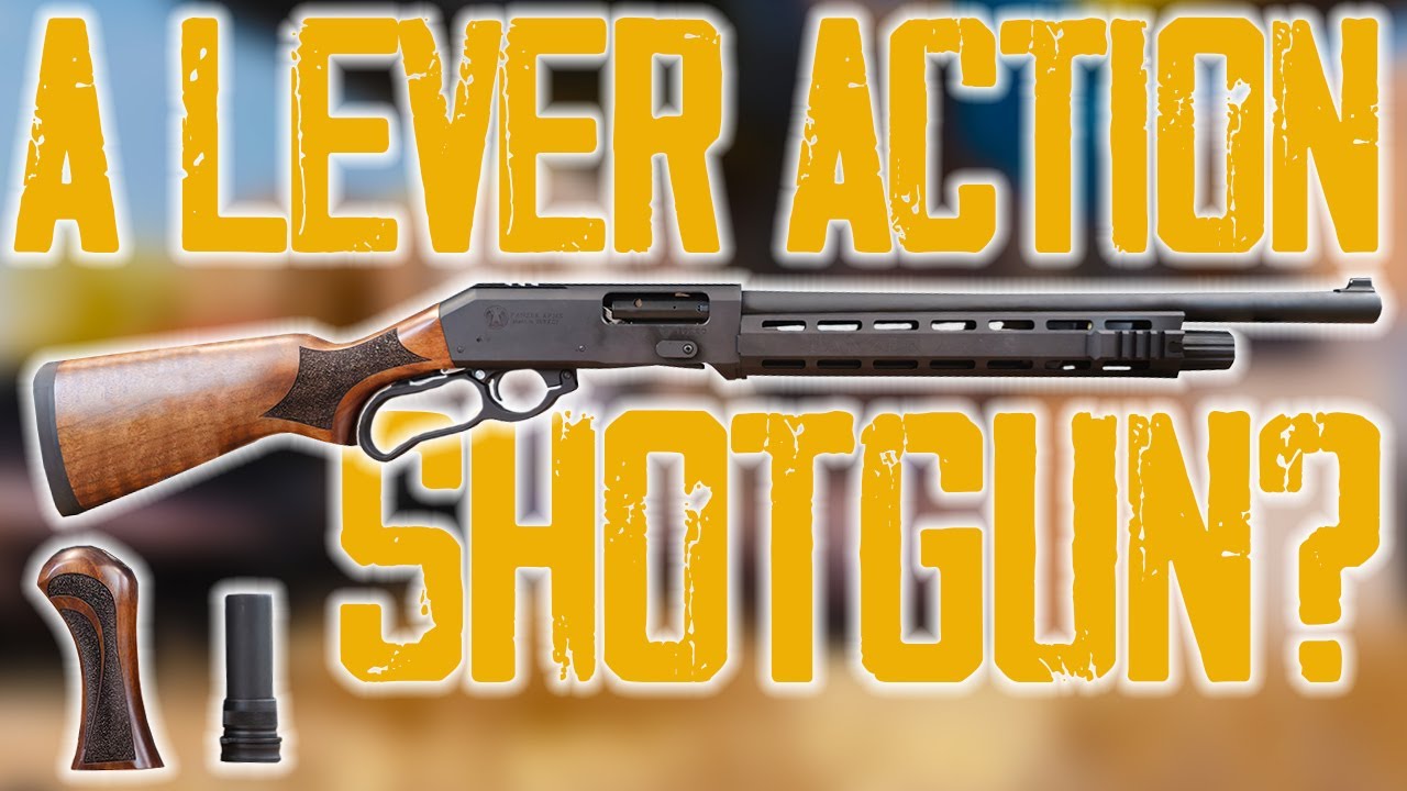 Panzer Arms EG-220 Lever Action Tactical 12 Gauge Shotgun w/ Walnut ...