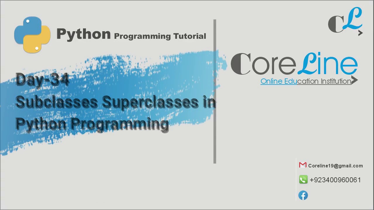 Subclasses Superclasses  in Python Programming