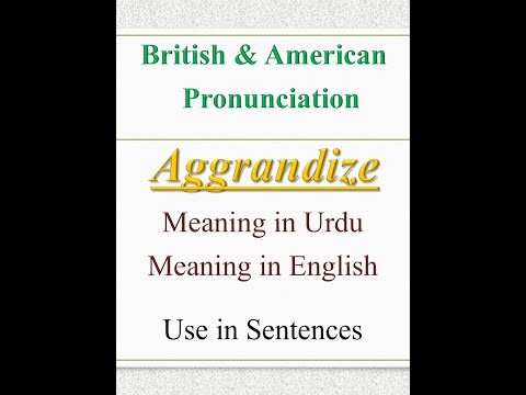 Aggrandize meaning| English difficult words| #shorts