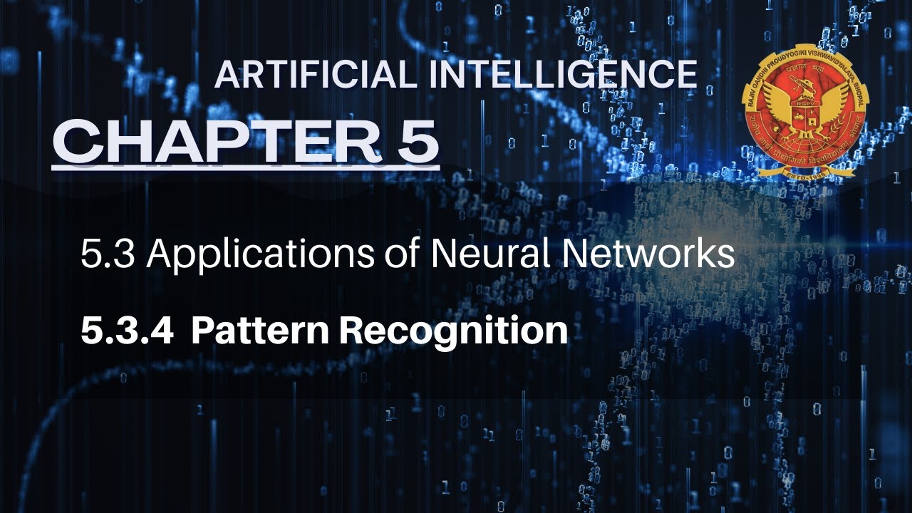 5.3.4 Pattern Recognition | Chapter 5 | IT504 | Artificial Intelligence | RGPV