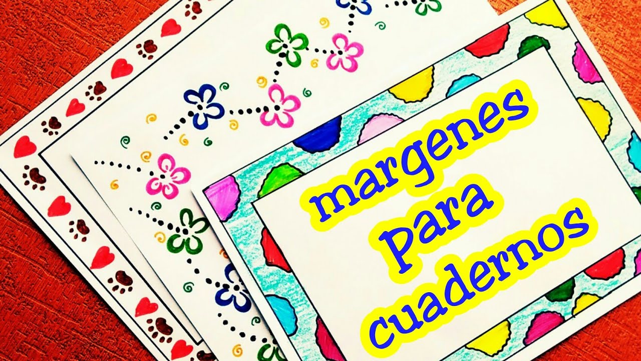 margenes / marcos para cuadernos | margenes bonitos | bordes para cuadernos | margenes para cuaderno