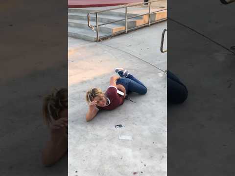 My worst slam by far😂 #skateboarding #skateboardgirl #skateboard #skatergirl #skate