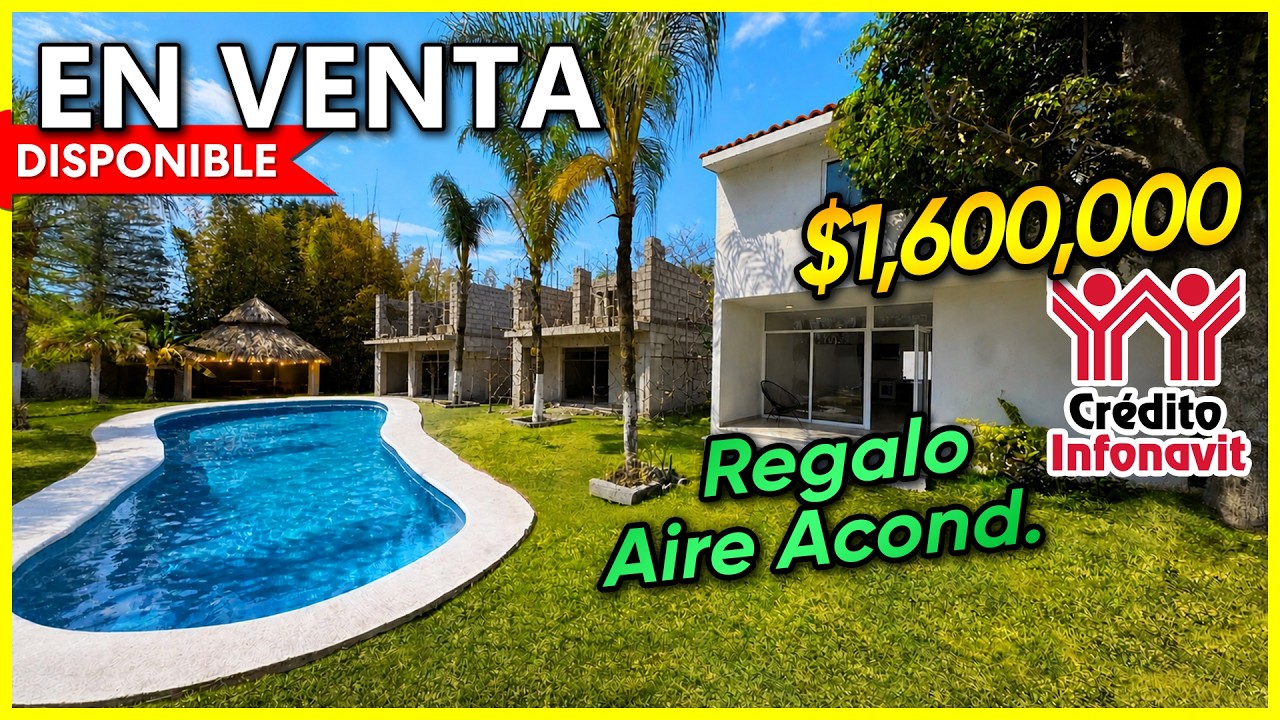 $1.6M🔰House in Morelos‼️Credit available
