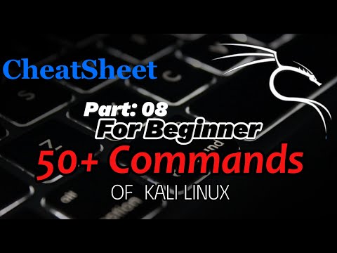 TOP COMMANDS IN KALI LINUX || CHEATSHEET || FULL COURSE