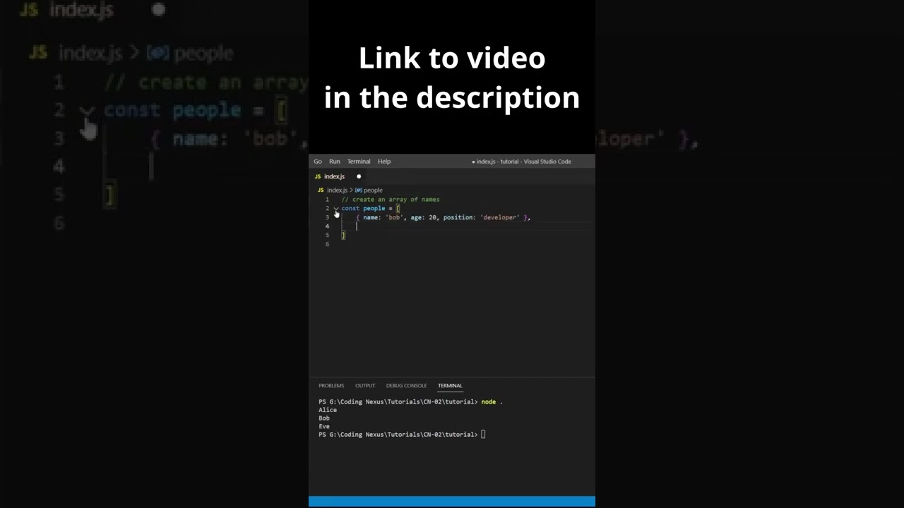 Loop through an array of Strings and Objects - JavaScript Tutorial For Beginners 2022
