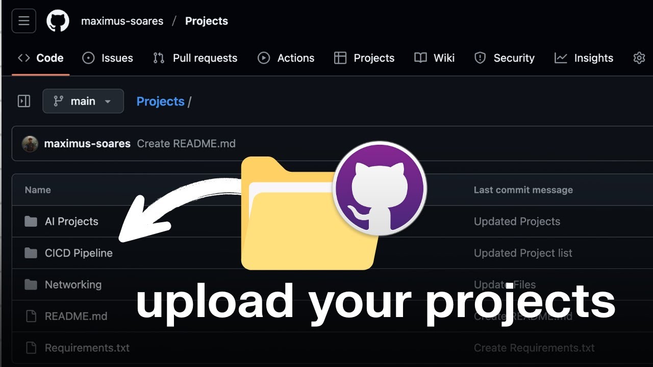 How to add files, folders, and Projects to GitHub (easy in 2025)