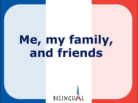 Me, My Family And Friends French-English Vocabulary - GCSE French Must Know Vocab!