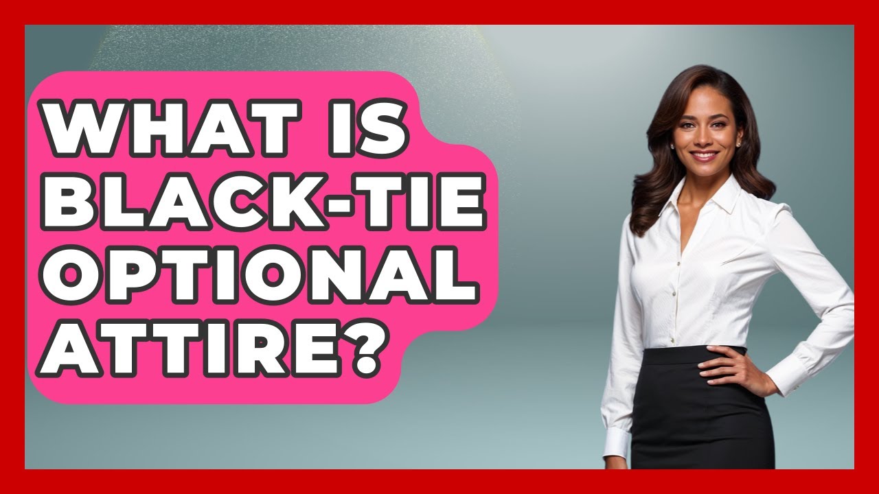 What Is Black-tie Optional Attire? - The Sharp Dressed Gent