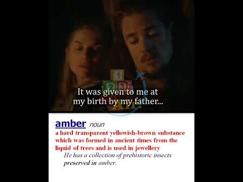 Amber - Meaning, Pronunciation, Usage | Learn English with TV Shows