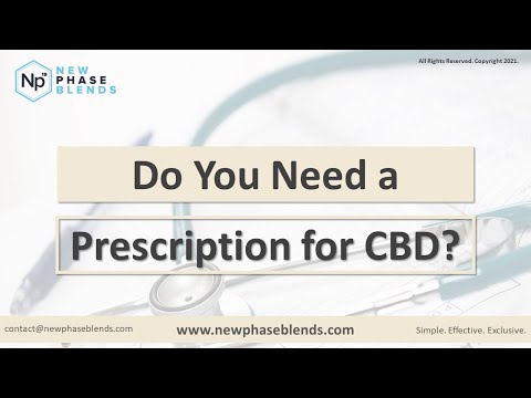 Does CBD Require a Prescription?