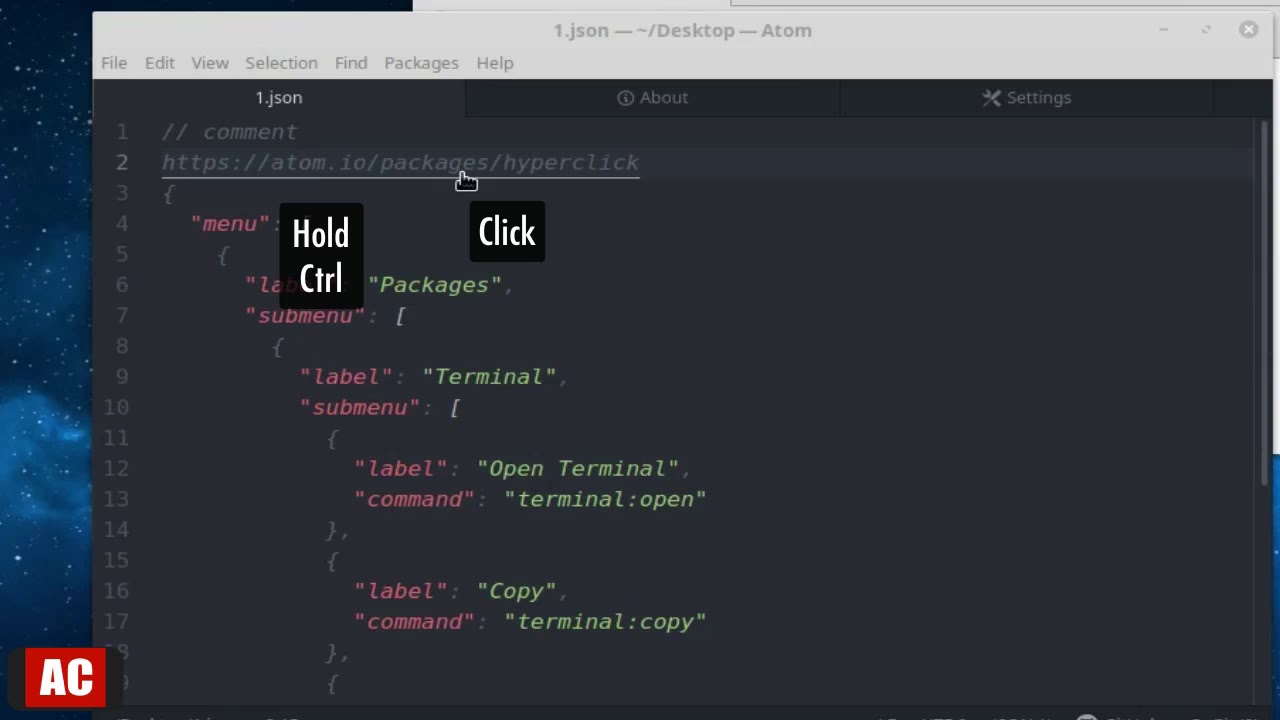 Click Link in ATOM