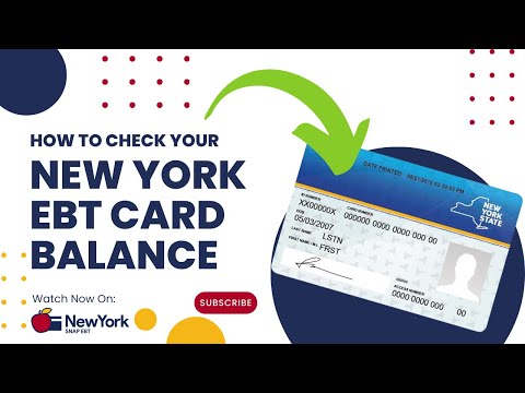 New York EBT Balance Check Instructions