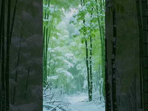The poetic and picturesque scenery is all in the snow #Scenery #Tourism #shorts