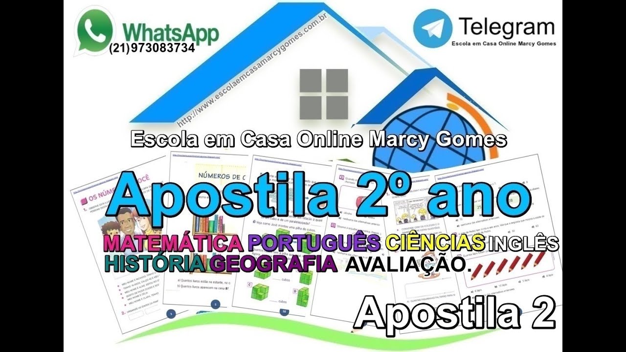 Apostila 2º ano – Matemática. Português. Ciências. História e Geografia. Apostila 2