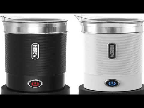 HiBREW Milk Frother Frothing Foamer Chocolate Mixer Cold/Hot Latte Cappuccino fully automatic Milk W