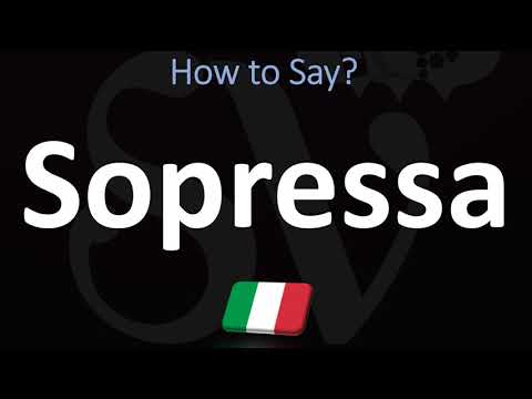 How to Pronounce Sopressa? (CORRECTLY) | Italian Charcuterie Board, Pronunciation Guide