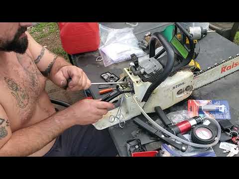 stihl 028 wb diagnosing/verifying, and pondering solutions to fuel blowback
