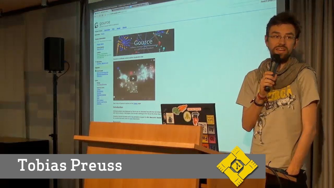 Git Merge • Gource (Tobias Preuss)