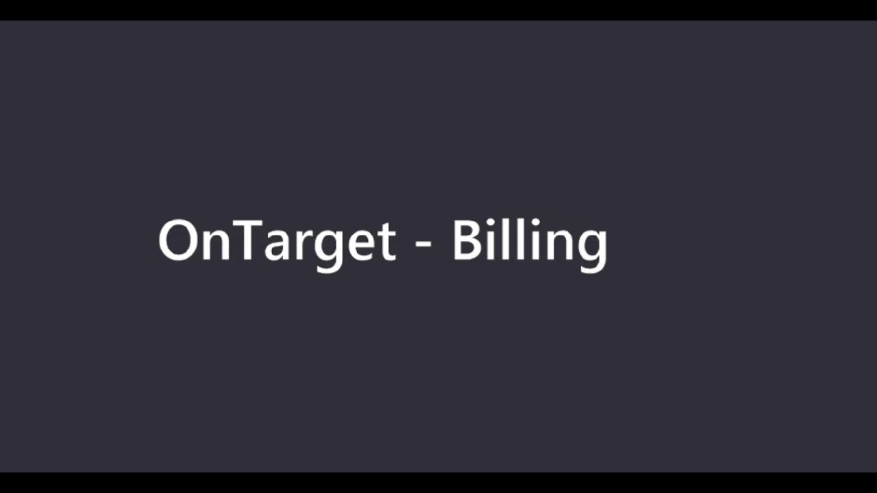 OnTarget   Billing 12 19 25