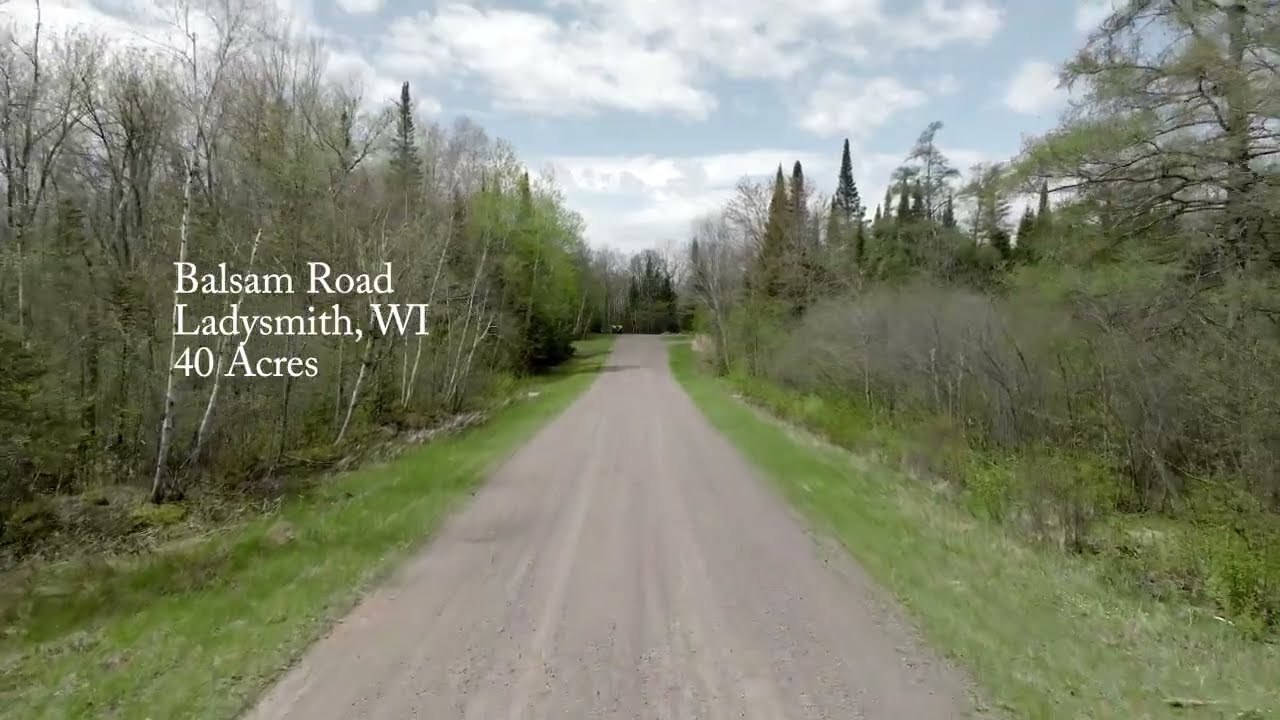 Rusk County, WI 40 Acres with River Frontage & Power