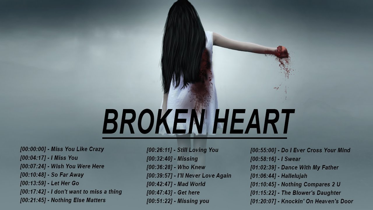 Best Sad Love Songs With Lyrics - Greatest Broken Heart Songs Collection - Most Sad Love Songs Cover