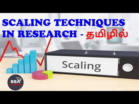Scaling Techniques in Research Methodology | தமிழில்