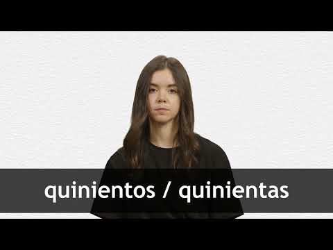 English Translation of “QUINIENTOS” | Collins Spanish-English Dictionary
