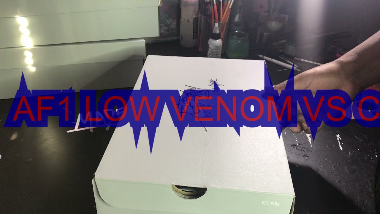 AF1 Low “Venom V. Carnage” Custom