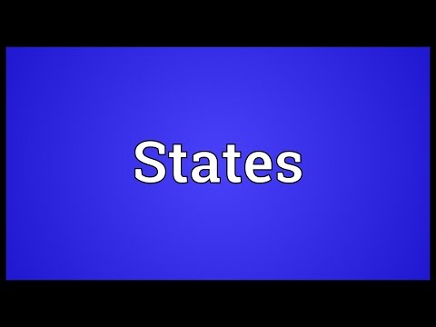 States Meaning