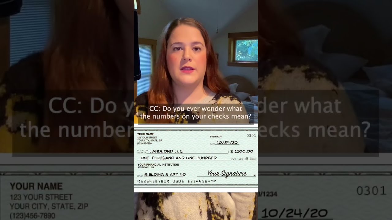 Oh, that’s what that is?! #numbers #banks #bankaccount #checks