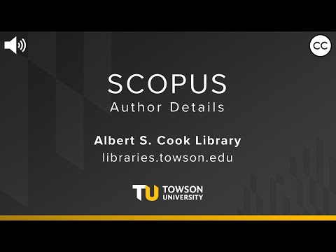 Use Scopus to Look at Research Impact